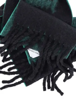 Bottega Veneta Jacquard Scarf In Wool And Mohair