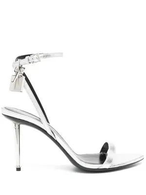 TOM FORD 90 Mm Sandals - Metallic