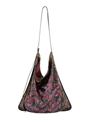 Dries Van Noten Oversized Scarf Bag Red