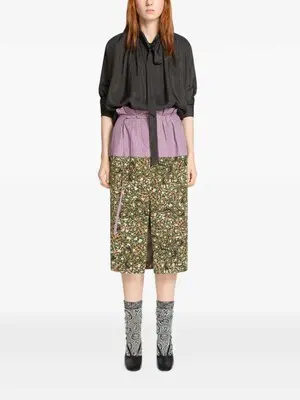 Dries Van Noten Cupro Blouse With Drawstring