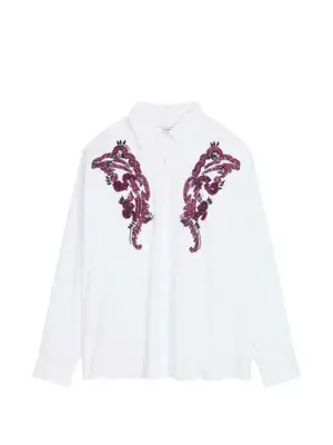 Dries Van Noten Embroidered Cocoon Shirt