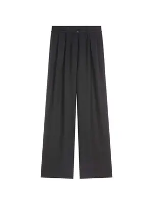 Dries Van Noten Belted Pleated Trousers - Black