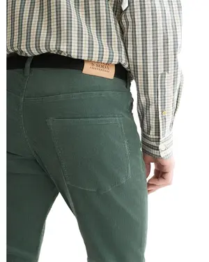 Scotch & Soda Ralston Cotton Blend Regular Fit Pants - Dark Forest