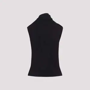 LEMAIRE Asymmetrical Vest - Black
