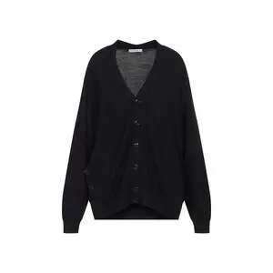 LEMAIRE Relaxed Twisted Cardigan - Black