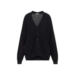 LEMAIRE Relaxed Twisted Cardigan - Black