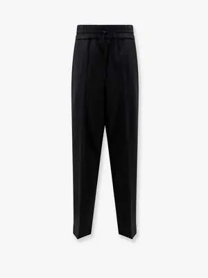 AMI Paris Virgin Wool Trousers - Multicolor