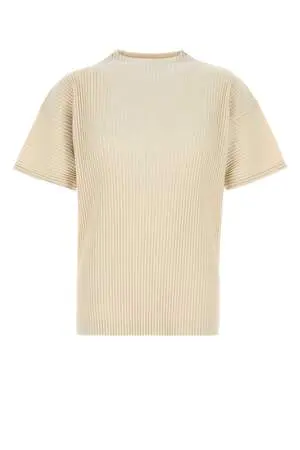 Issey Miyake Sand Polyester T-shirt