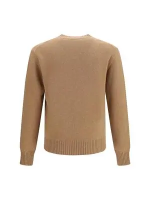 AMI Paris Cashmere And Wool Blend Sweater