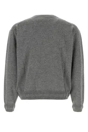 JIL SANDER Dark Grey Cashmere Sweater