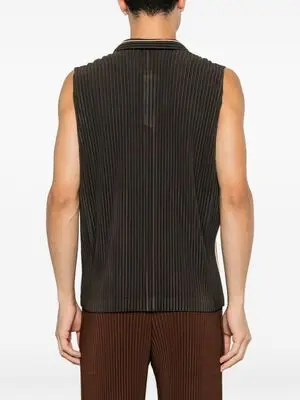 Issey Miyake Pleated Vest - Multicolor