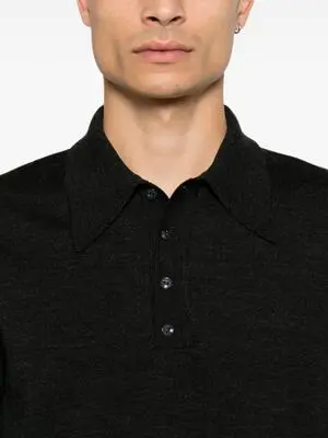 LEMAIRE Wool Polo Shirt - Multicolor