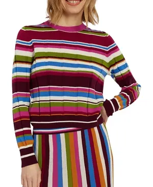Chinti & Parker Merino Stripe Sweater - Multi