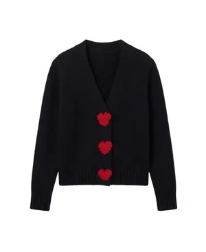 Chinti & Parker Merino Heart Cardigan