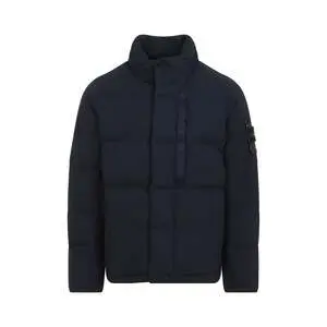 Stone Island Down Jacket - Blue