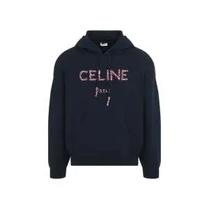 Celine Knit Hoodie - Blue
