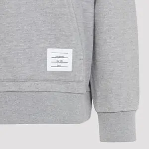 Thom Browne Funnel Neck Pullover - Gray