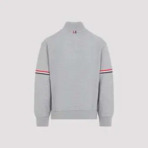 Thom Browne Funnel Neck Pullover - Gray