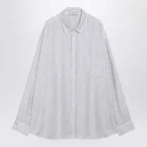 Acne Studios Striped Lyocell Shirt - White