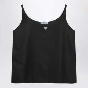 Prada Top In Re-nylon - Black