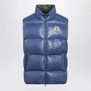 Moncler Light Padded Gilet In Nylon Laque