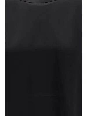 TOTEME Boxy Satin Top - Black
