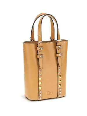 Valentino Garavani Rockstud Mini Shoulder Bag - Cream