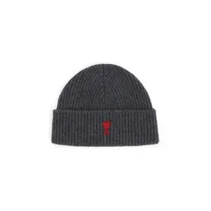 AMI Paris Adc Beanie - Gray