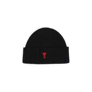 AMI Paris Adc Beanie - Black