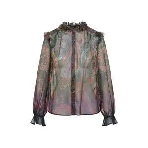 Etro Silk Blouse - Green