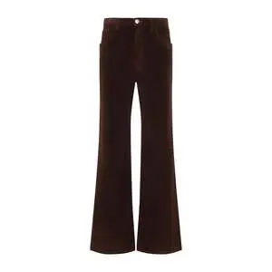 Marni Five Pocket Flared Leg Penats - Brown