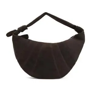LEMAIRE Leather Fortune Croissant Bag - Brown