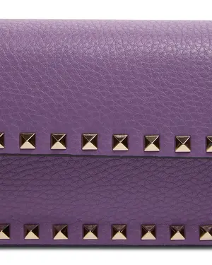 Valentino Garavani Rockstud Leather Crossbody Wallet