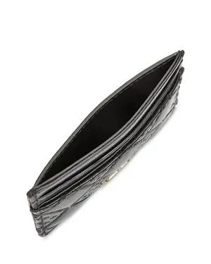 Valentino Garavani Vlogo Quilted Leather Card Case