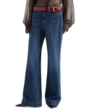 7 For All Mankind Modern Dojo High Rise Flare Jeans
