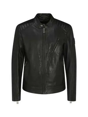 Belstaff Lambskin V Racer Jacket - Black