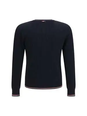 Thom Browne Ribbed Merino Wool Cardigan
