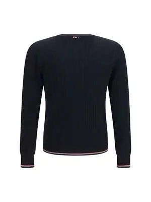 Thom Browne Ribbed Merino Wool Cardigan