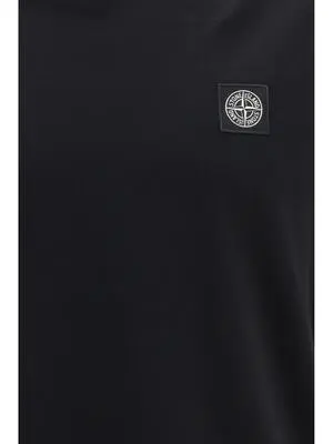 Stone Island Logo Patch T-shirt - Black