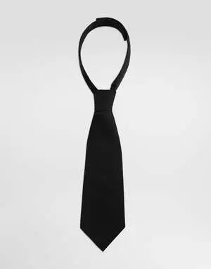 Dolce & Gabbana Satin Tie - Black