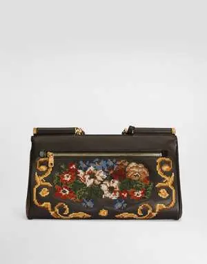 Dolce & Gabbana Medium My Sicily Handbag With Fine Stitch Embroidery - Multicolor