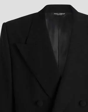 Dolce & Gabbana Sinatra Double-breasted Jacket In Wool Jacquard