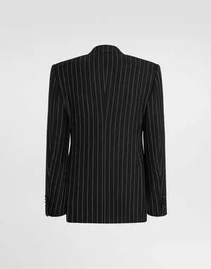 Dolce & Gabbana Double-breasted Pinstripe Jacket