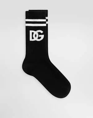 Dolce & Gabbana Cotton Logo Socks - Multicolor