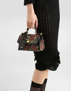 Dolce & Gabbana Mini My Sicily Handbag With Fine Stitch Embroidery - Multicolor