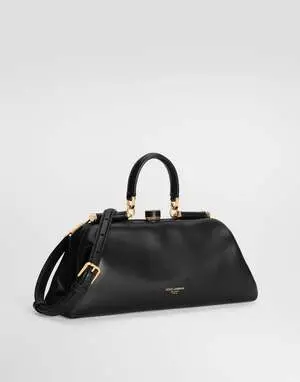 Dolce & Gabbana Medium Grandma Handbag In Plongé Nappa Leather