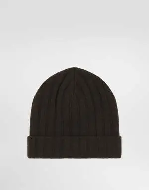 Dolce & Gabbana Cashmere Knit Hat - Brown