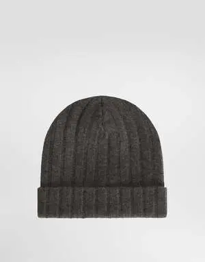 Dolce & Gabbana Cashmere Knit Hat - Grey