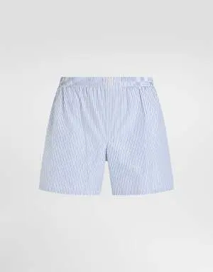 Dolce & Gabbana Striped Poplin Boxer Shorts - Multicolor