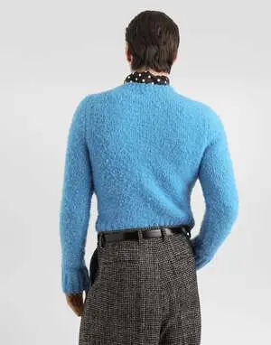 Dolce & Gabbana Bouclé-effect Pullover - Azure